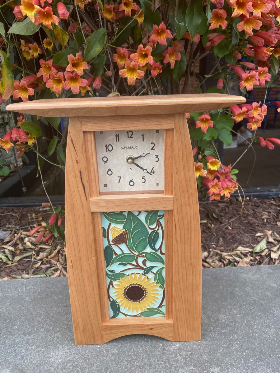 Craftsman Tile Clock – Appalachianspring.com